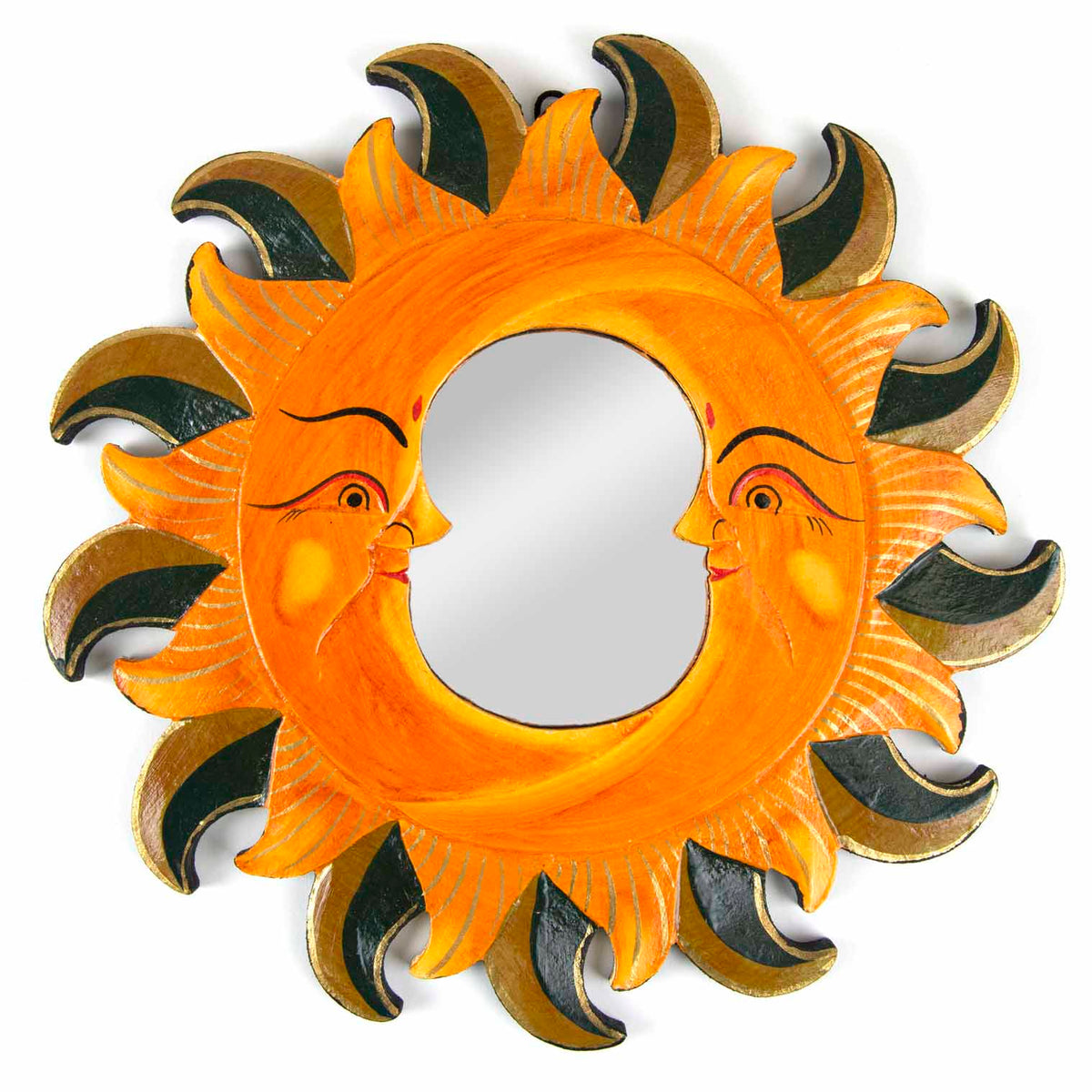 Large Double Moon Mirror – Siesta Crafts