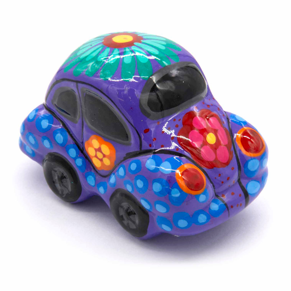 Mexican Painted Bochito Car – Siesta Crafts