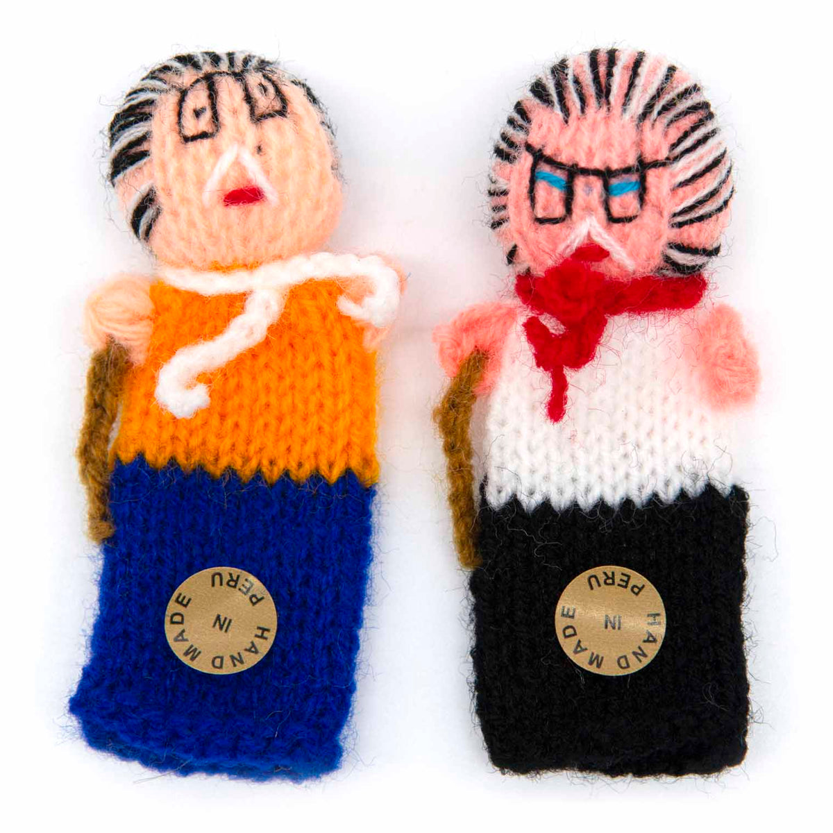 Peruvian Finger Puppet - Grandfather – Siesta Crafts