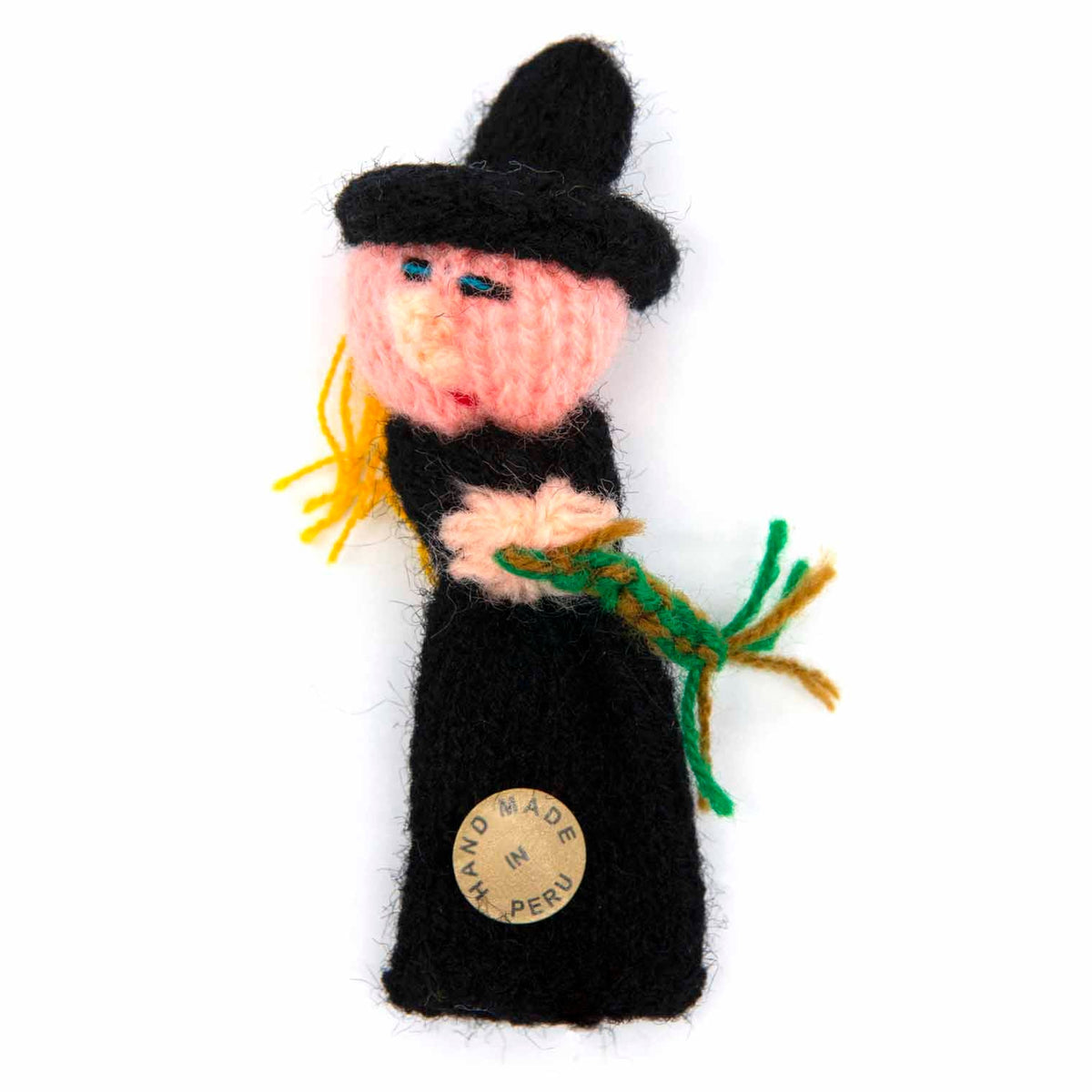 Peruvian Finger Puppet - Witch – Siesta Crafts