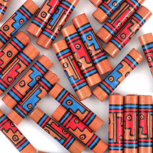 Green Step Thin Barrel Bead – Siesta Crafts