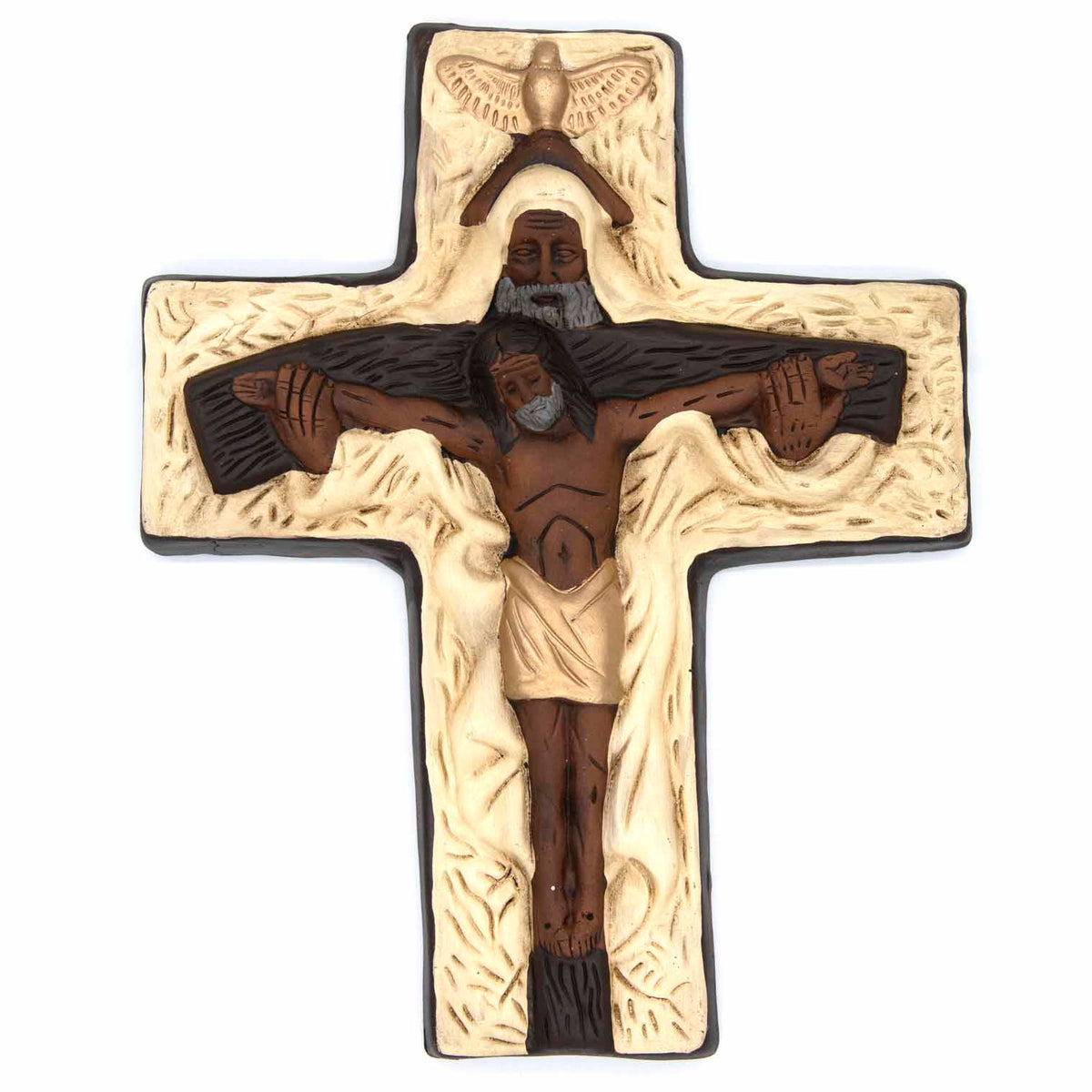 Lifted Saviour Cross - Large – Siesta Crafts