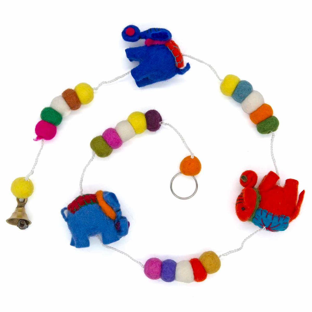 String of Felt Elephants – Siesta Crafts