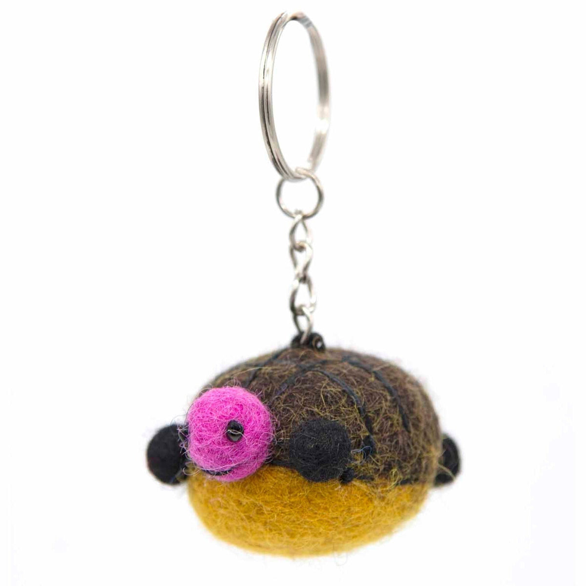 Tortoise Felt Keyring – Siesta Crafts