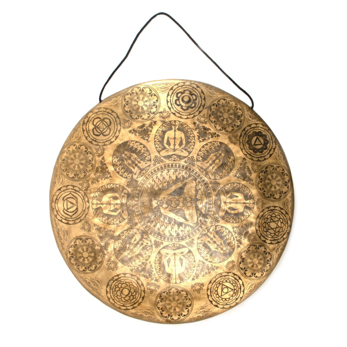 Extra Large Yogi Mandala Metal Gong No.71 – Siesta Crafts