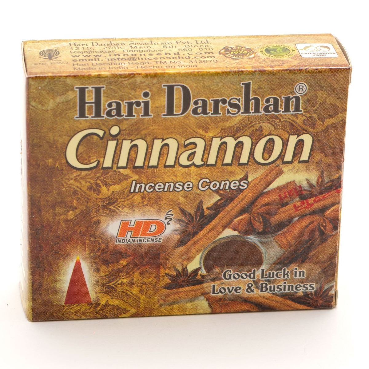 Cinnamon Hari Incense Cones – Siesta Crafts